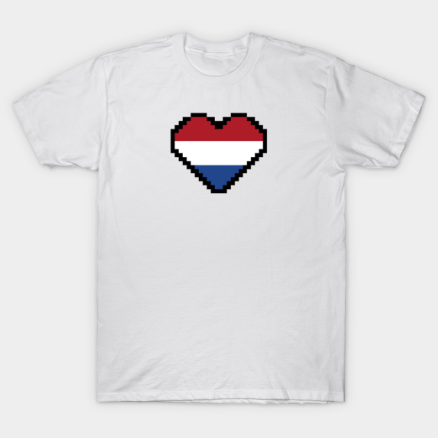 Dutch Flag Pixel Art Flag Of The Netherlands Pixel Art Dutch T